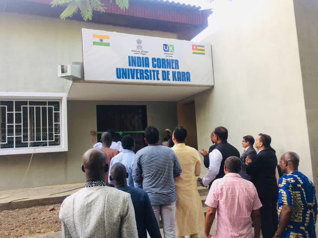 Université de Kara: Ouverture du centre "India Corner"